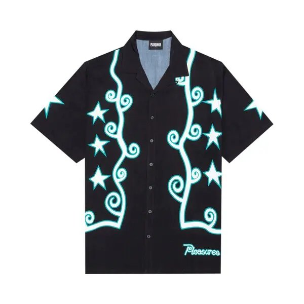 PLEASURES Fury Button-down - Black