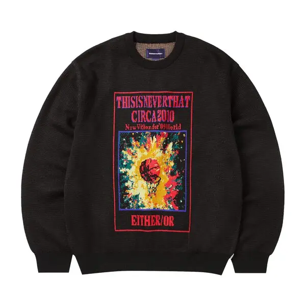 THISISNEVERTHAT Basketball Hoop Knit Sweater