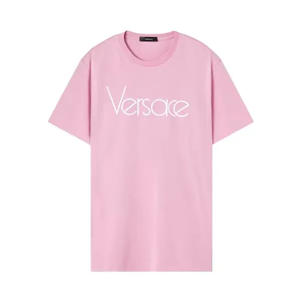 Versace Embroidered 80s Jersey T-shirt