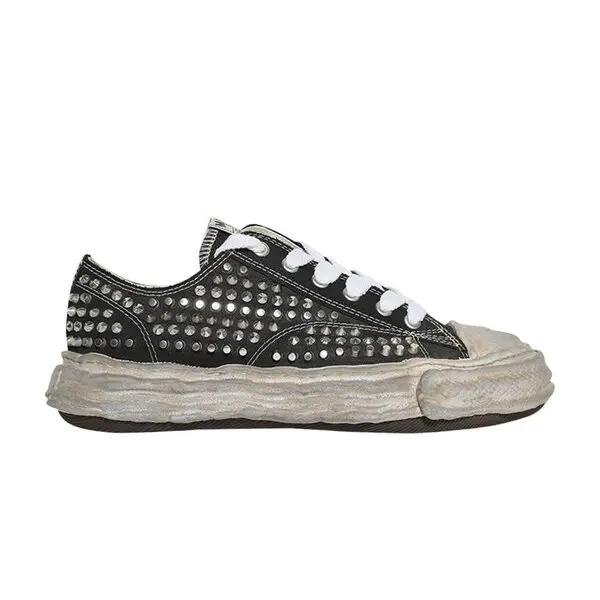 Mihara Yasuhiro Peterson 23 Og Sole Studded Canvas Low - Black