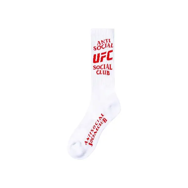 ANTI SOCIAL SOCIAL CLUB X Ufc Footwork Socks - White