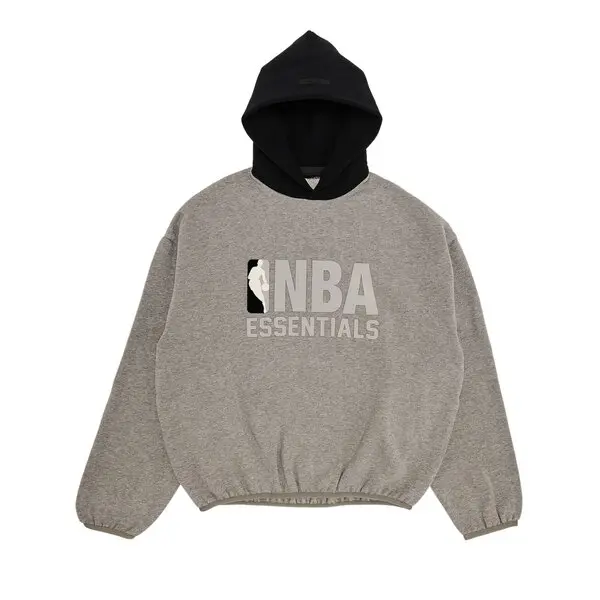 Fear Of God X Nba Fleece Hoodie - Grey