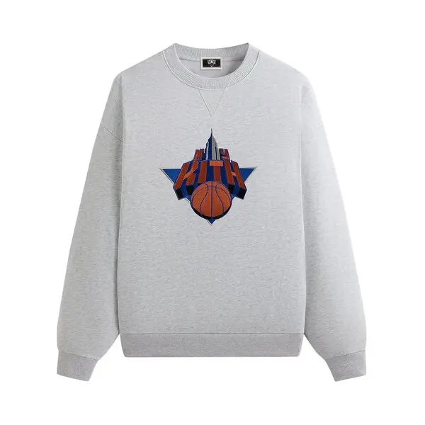 Kith For The New York Knicks Vintage Nelson Crewneck - Grey
