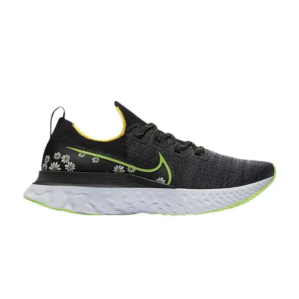 Nike React Infinity Run Flyknit Sneakers - Black