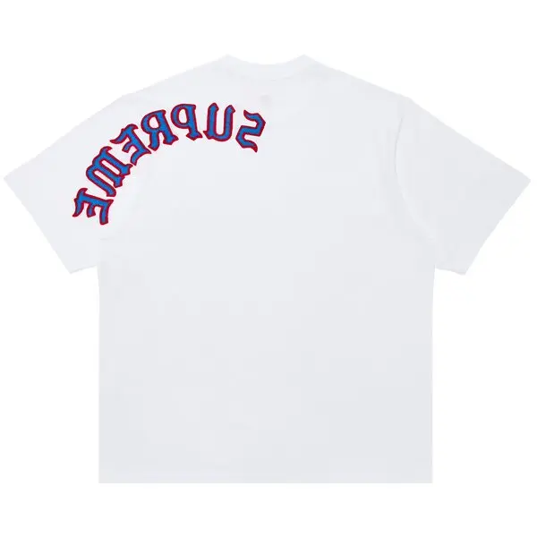 Supreme Brushed Arc Short-sleeve Top - White