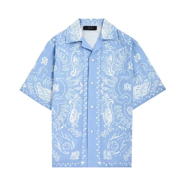 Amiri Bandana Watercolor Camp Shirt