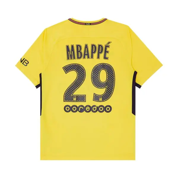 PARIS SAINT-GERMAIN Mbappé #29 Away Stadium Jersey