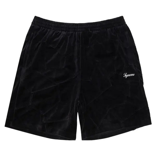 Supreme Patchwork Velour Short