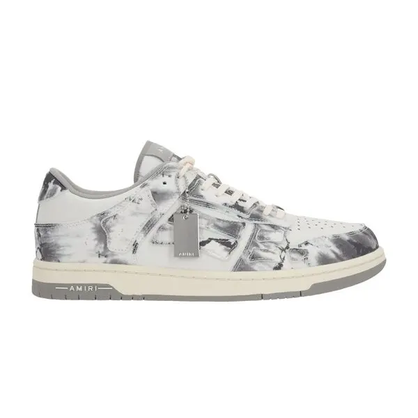 Amiri Skel Top Low Tie-dye Sneakers - Grey