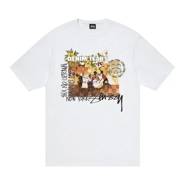 StÜssy X Denim Tears Annie Lee T-shirt - White