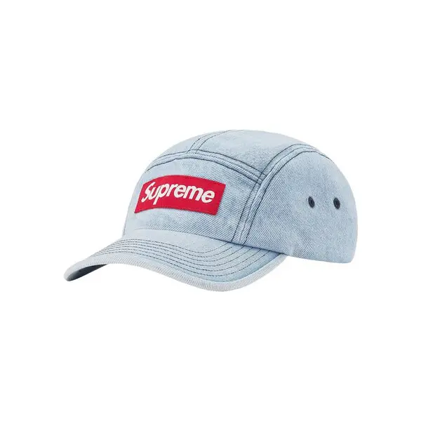 【新品未使用】Supreme Denim Camp Cap - Blue Supreme Denim Camp Cap - Blue | Editorialist
