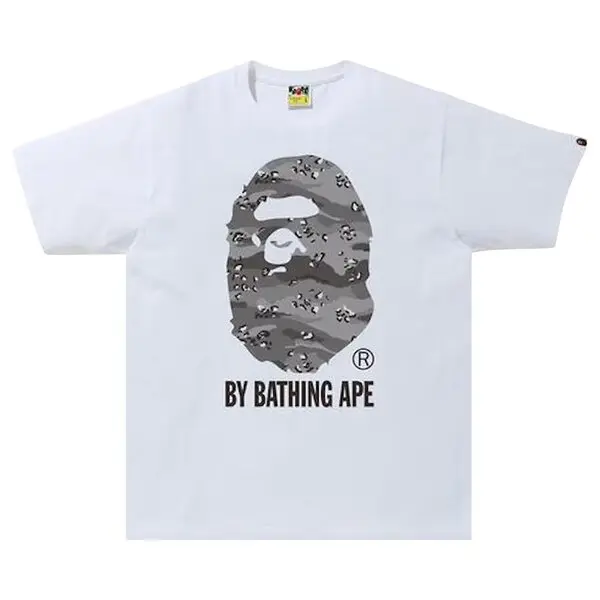 A BATHING APE Desert Camo Relaxed Tee - White