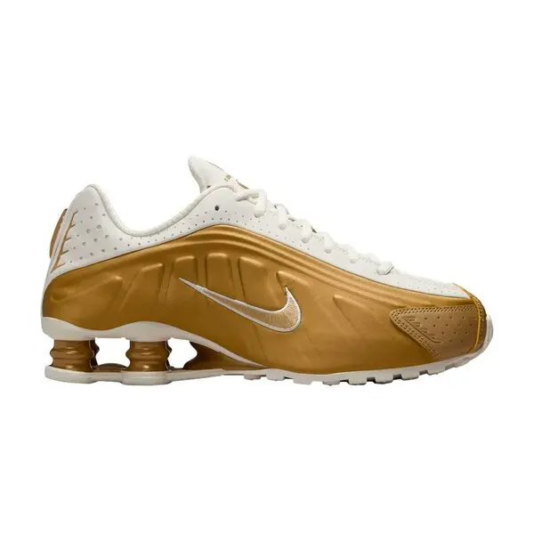 Nike Wmns Shox R4 Sneakers - Gold