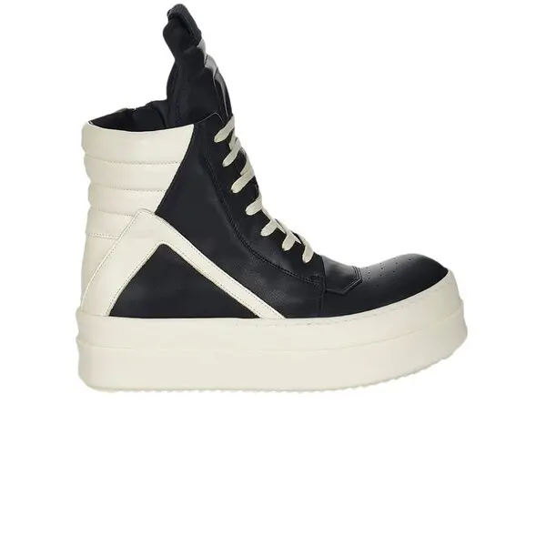Rick Owens Hollywood Mega Bumper Geobasket High Top Sneakers