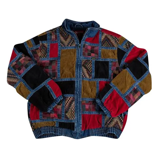 Supreme Corduroy Patchwork Denim Jacket