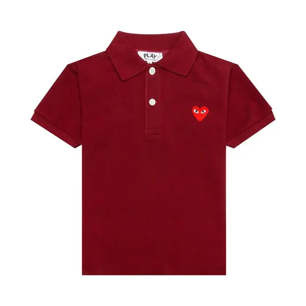 Play Comme Des Garcon Polo Shirt - Red