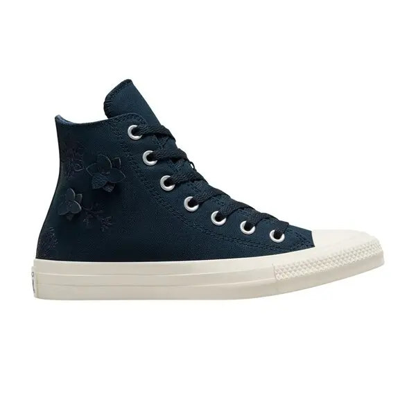CONVERSE Chuck Taylor All Star Lift High Floral Embroidery - Blue