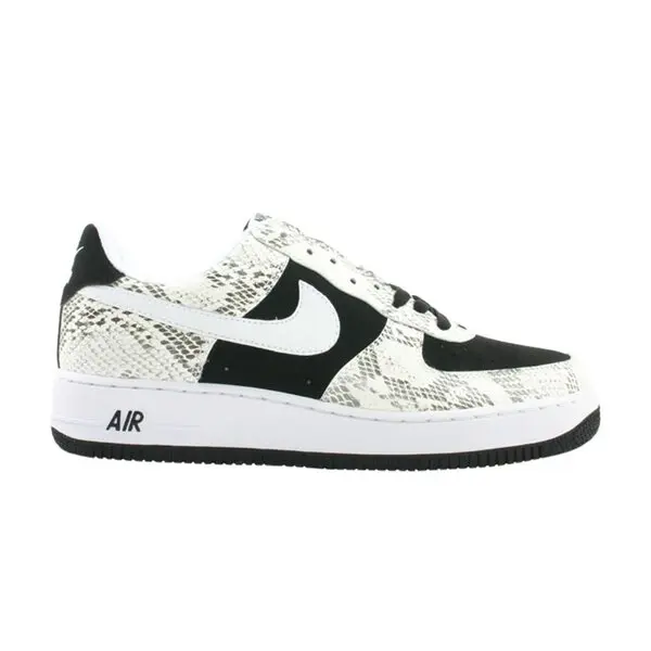 Nike Air Force 1 Premium 'snake' Sneakers - Black