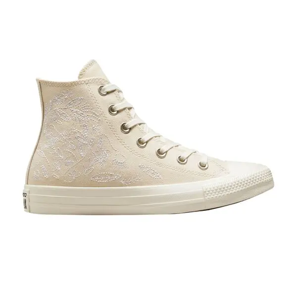 CONVERSE Chuck Taylor All Star High Embroidered Floral - Cream