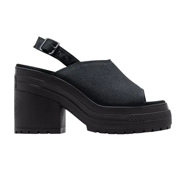 CONVERSE Chuck 70 De Luxe Heel Platform Sandal - Black