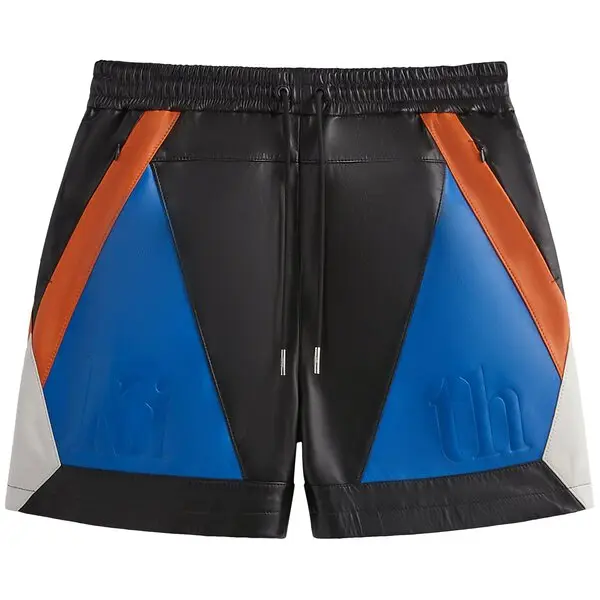 Kith For The New York Knicks Leather Turbo Shorts - Multicolor