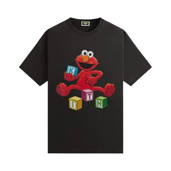 Kith X Sesame Street Alphabet Vintage Tee