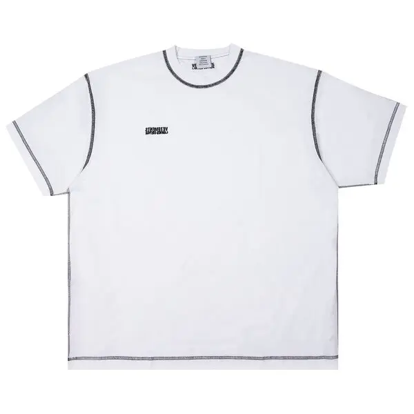 Vetements Inside Out Embroidered Logo T-shirt - White