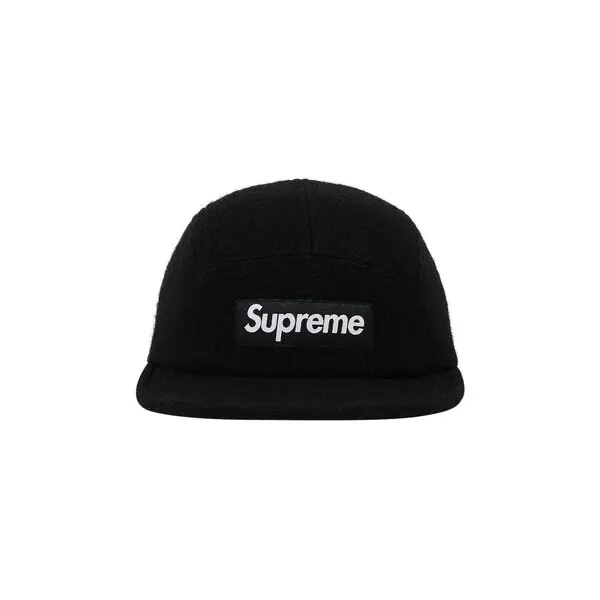 supreme Harris Tweed® Camp Cap BLACK Buy Supreme Harris Tweed Camp Cap 'Black' - FW25H14 BLACK | GOAT