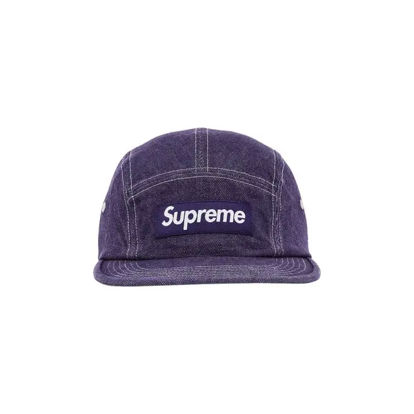 Supreme Denim Camp Cap - Purple