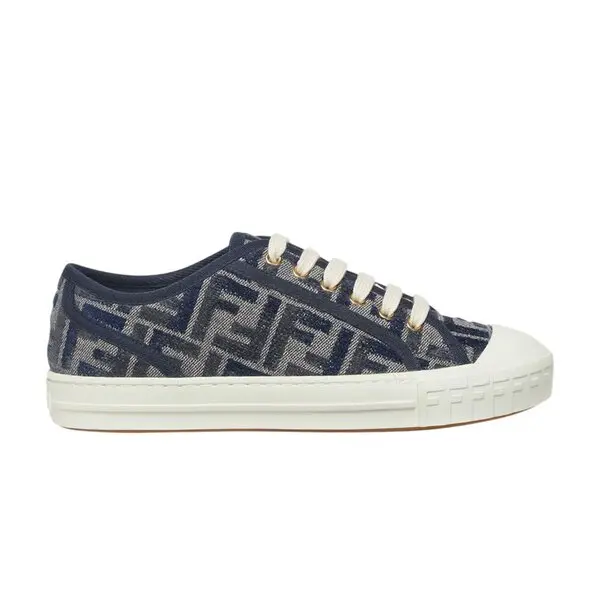Fendi Ff Motif Domino Denim - Blue