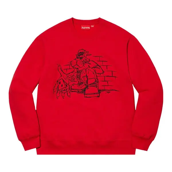 Supreme Dice Crewneck - Red