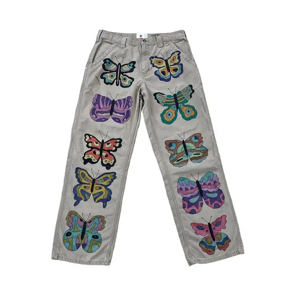 EMOTIONALLY UNAVAILABLE Butterfly Jeans