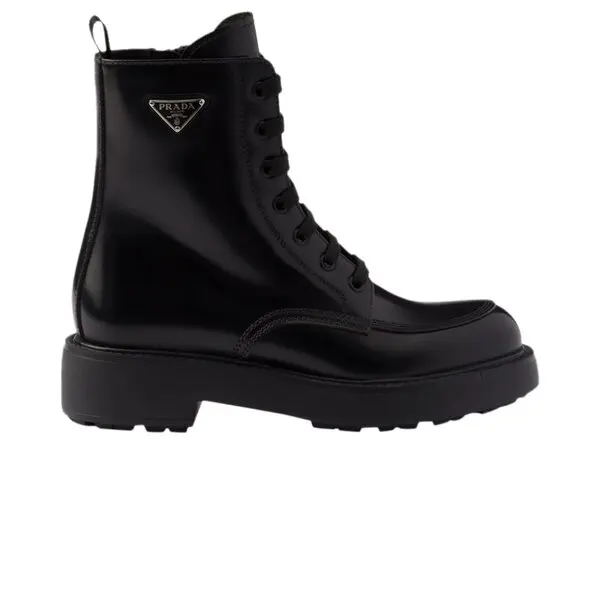 Prada Brushed Leather Boot
