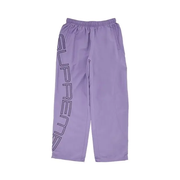 Supreme Embroidered Track Pant - Purple