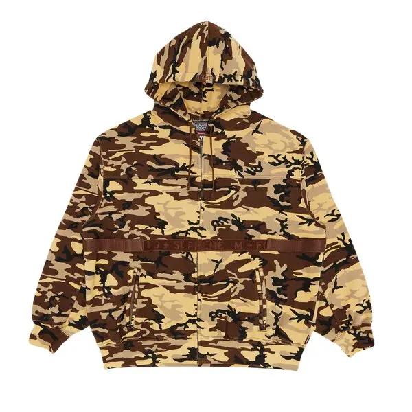 Supreme X Martithé + François Girbaud Zip Up Hooded Sweatshirt - Multicolor