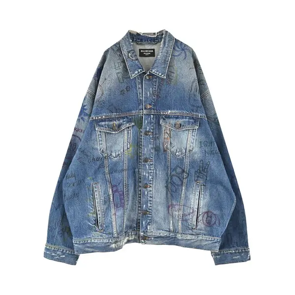 Balenciaga Scribble Oversized Jacket