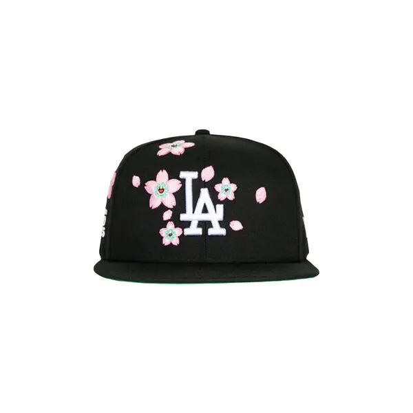New Era X Takashi Murakami Dodgers 9fifty Snapback Hat - Black