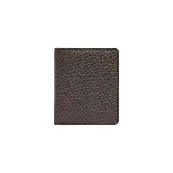 MAISON MARGIELA Calf Leather Bifold Wallet 'elephant - Tan