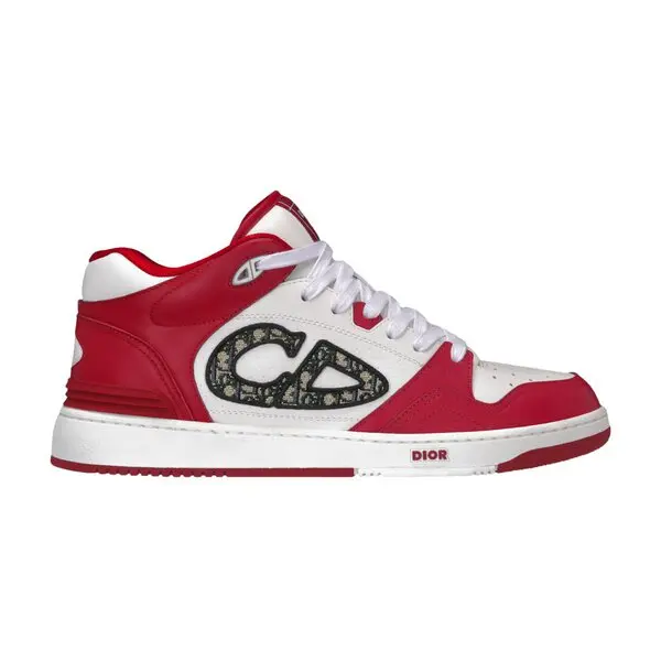 Dior B57 Mid Oblique Sneakers - Red