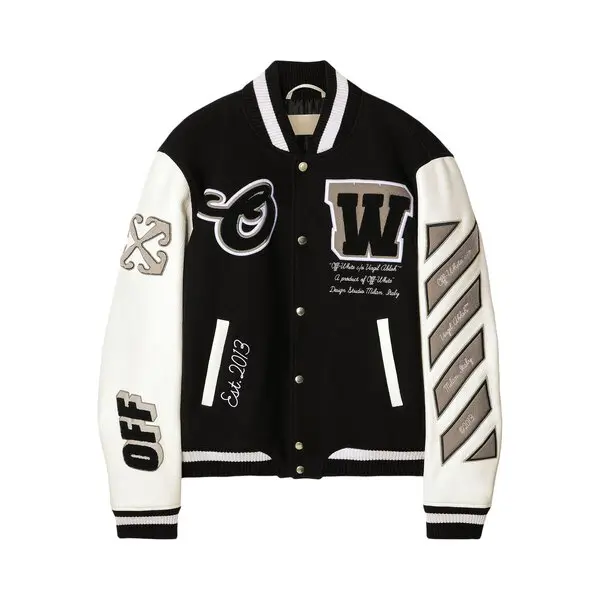 Off-White Varsity Jacket - Black