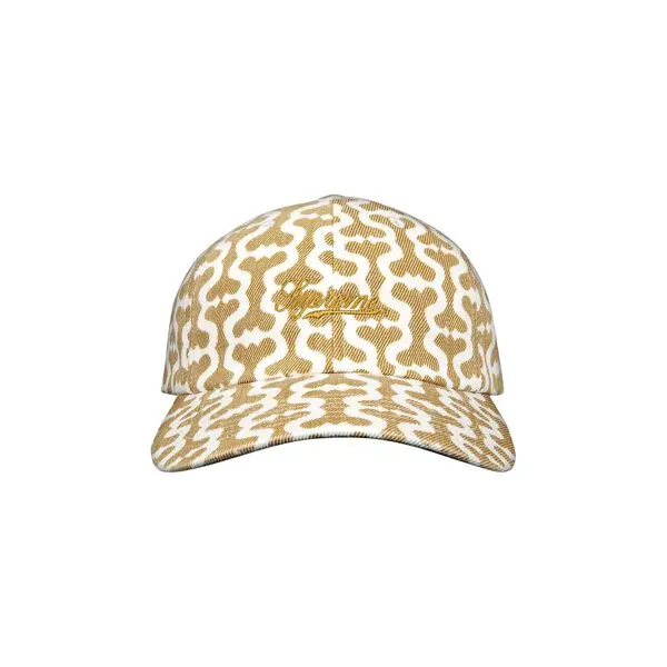 Supreme Monogram S Logo 6-panel Cap - Tan