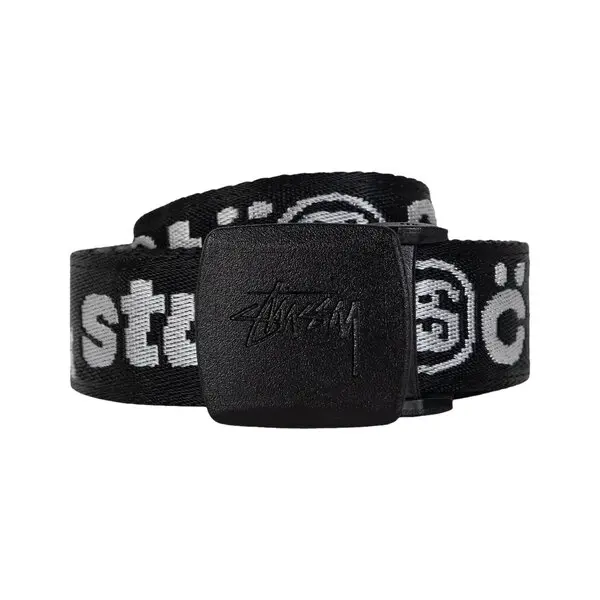 StÜssy X Cactus Plant Flea Market Web Belt - Black