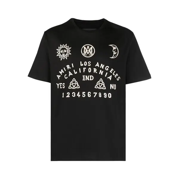 Amiri Ouija Board Tee - Black