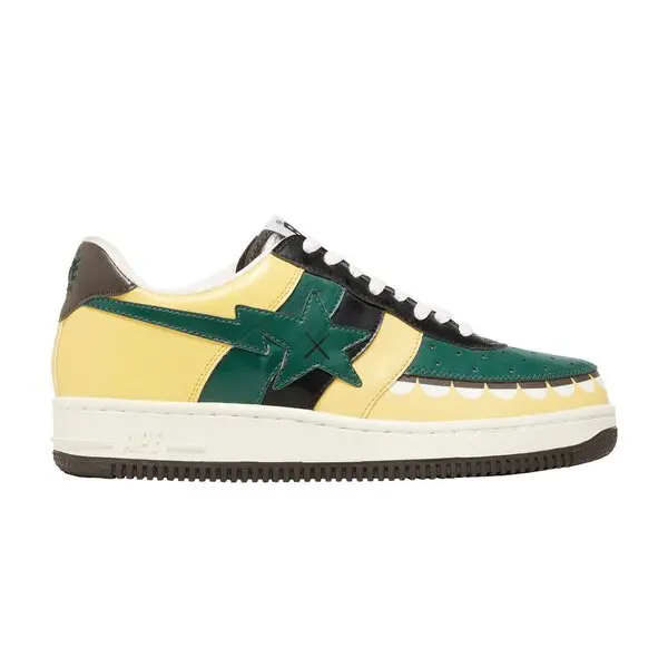 A BATHING APE X Kaws Chompers Fs-029 Low Sneakers - Tan