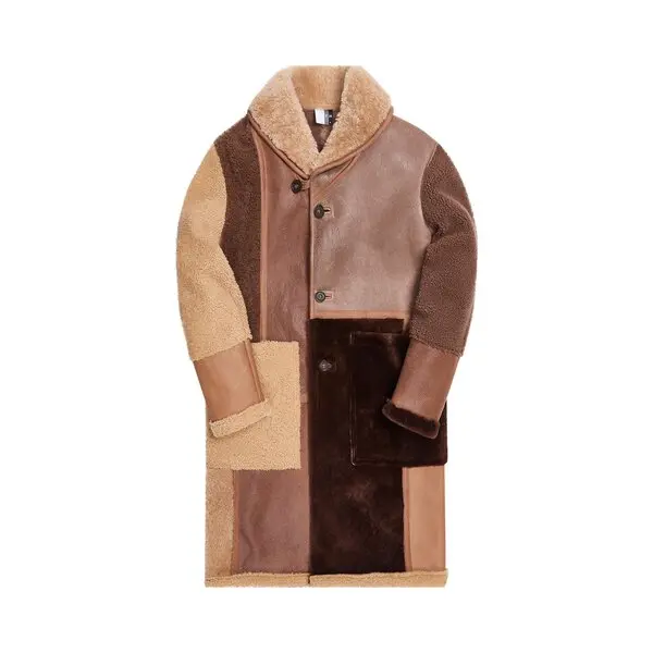 Kith Shearling Patchwork Becker Coat