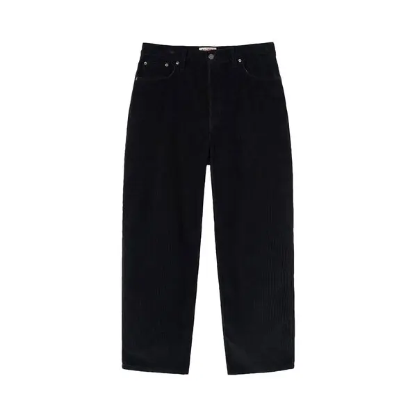 StÜssy Corduroy Wide Leg Jeans - Black