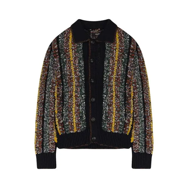 Amiri Braided Bandana Button-up Shirt