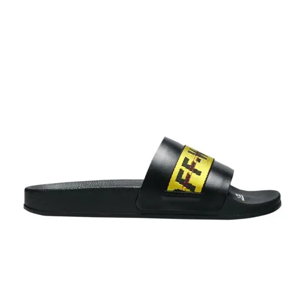 Off-White Industrial Sliders - Black