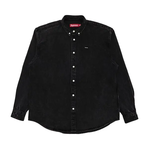 Supreme Small Box Denim Shirt - Black