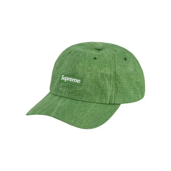 Supreme Faded Ripstop 6-panel Cap - Green